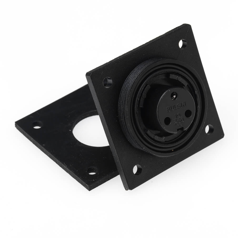 Bulgin Low Flange Plug & Socket Kit - Marine Lighting Store